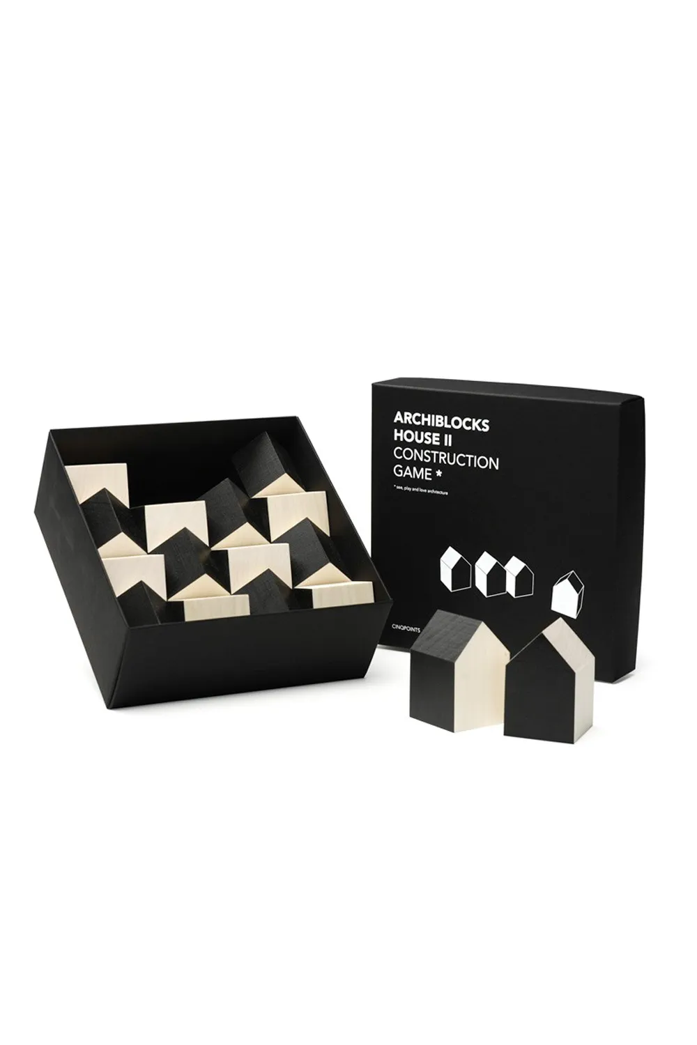 Cinqpoints / アーキ・ブロック・ハウス2 ブラック - quoteunquote